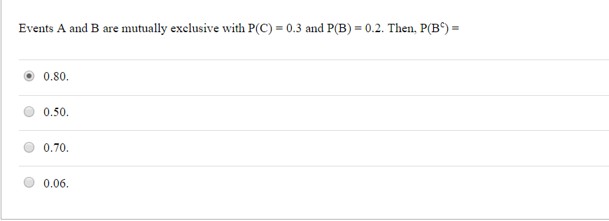 Solved Events A and B are mutually exclusive with P(C) 0.3 | Chegg.com