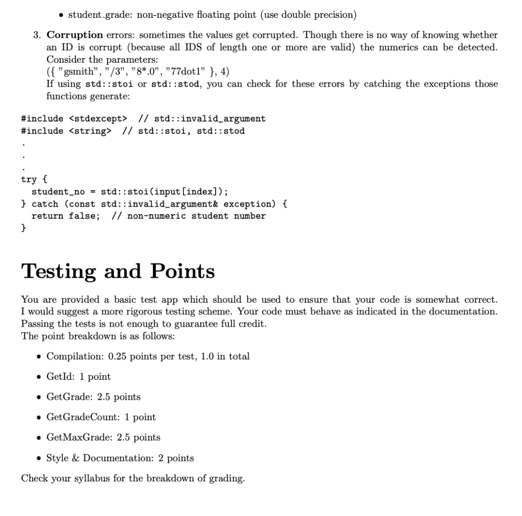 Solved CSCE 240 HOMEWORK 2 You shall submit a zipped, and | Chegg.com