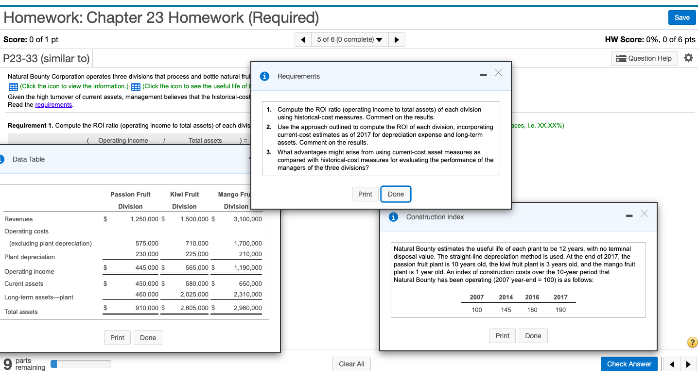 Solved Homework: Chapter 23 Homework (Required) Save Score: | Chegg.com