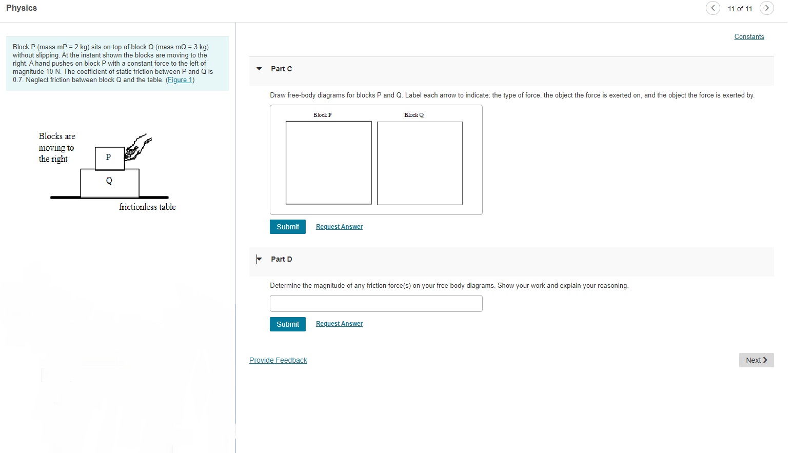 Solved physics please help me I'm stuck on this question! I | Chegg.com