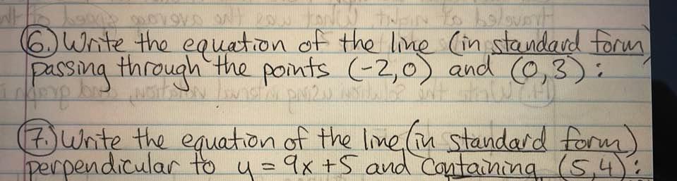 Solved #6 and #7 I am learning equations, inequalities, | Chegg.com
