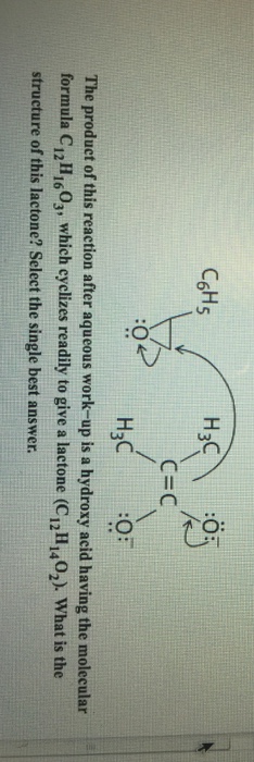 Solved The product of this reaction after aqueous work-up | Chegg.com