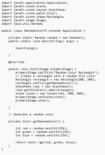 Solved import javafx.application.Application; import | Chegg.com