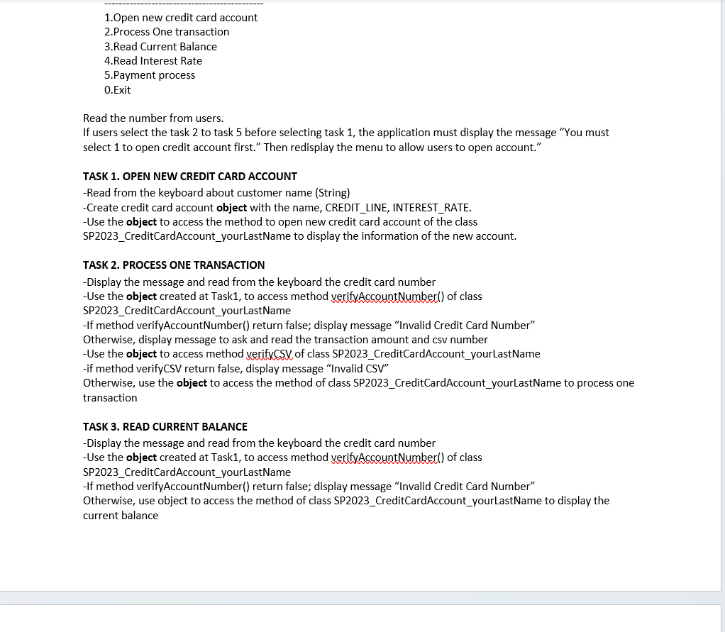 Solved LAB5 PART2 REQUIREMENT IF YOU DO NOT HAVE THE UML and | Chegg.com