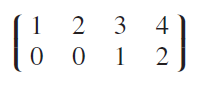 Solved 1. Which of the matrices that follow are in row eche- | Chegg.com