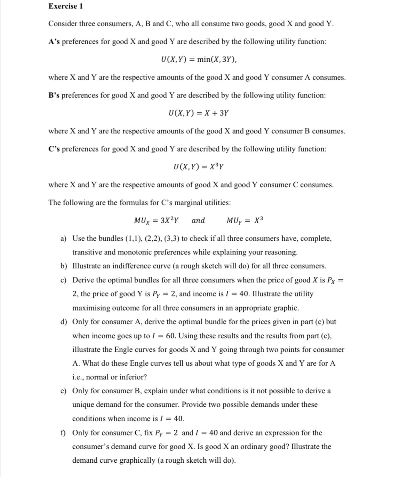 Solved Need help with the following two exercises. | Chegg.com