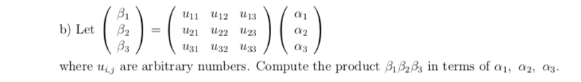 Solved Let α1, α2, α3 be anti-commuting variables. | Chegg.com