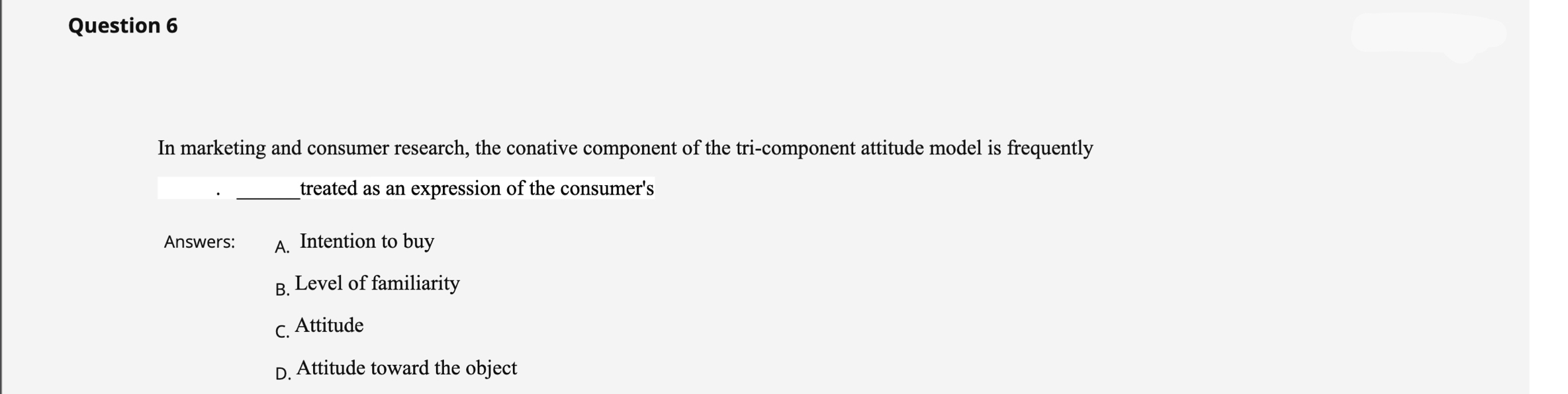 Solved In marketing and consumer research, the conative | Chegg.com