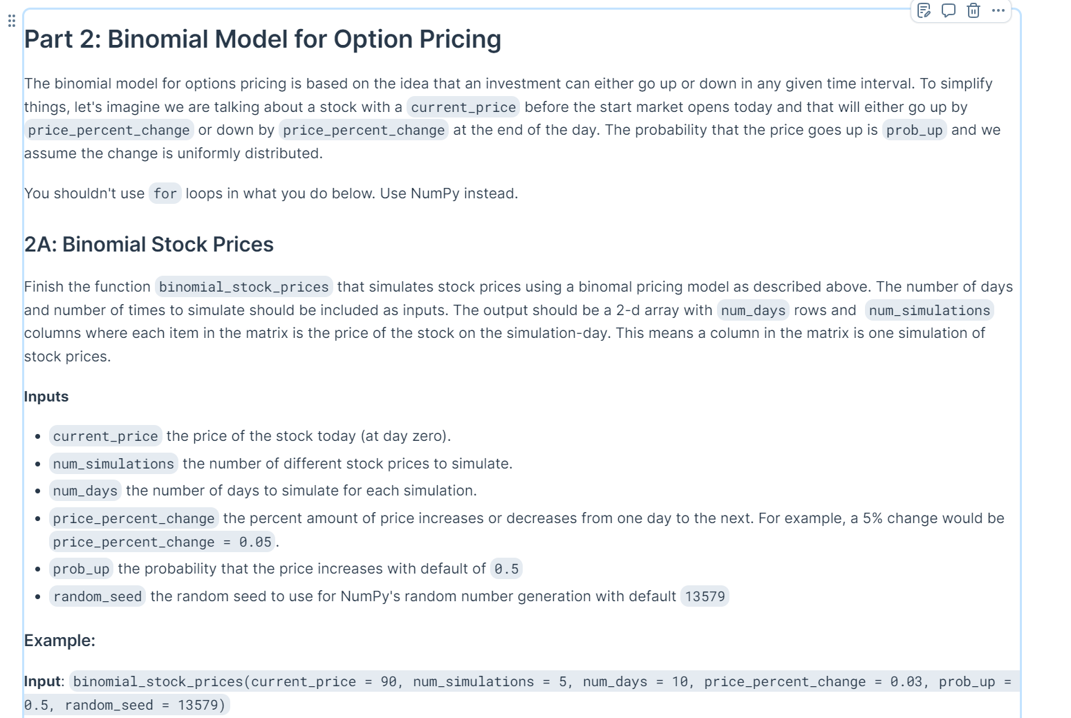 Solved Binomial Model for Option Pricing: Picuture 1 ﻿is the | Chegg.com