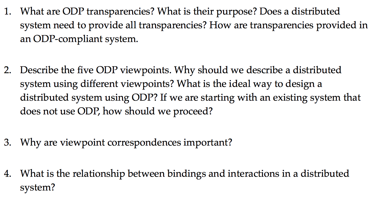 Solved 1. What are ODP transparencies? What is their | Chegg.com