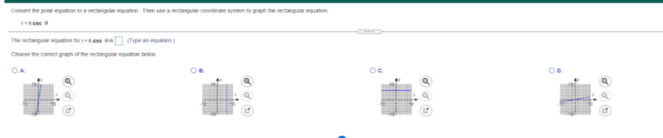 Solved Convert the polar equation to a rectangular equation. | Chegg.com