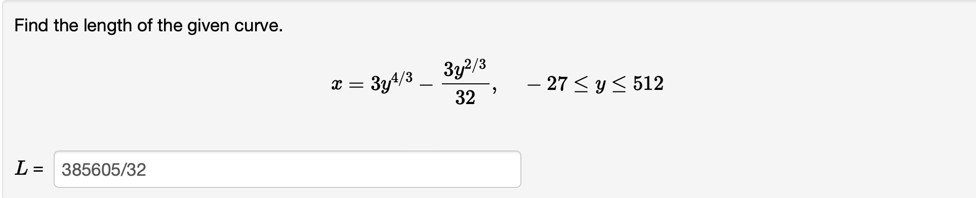 Solved Find the length of the given curve. | Chegg.com