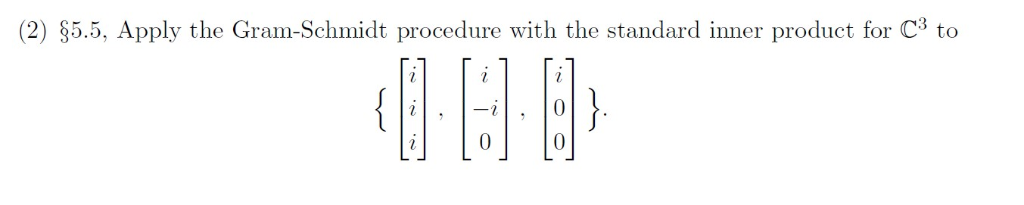 Solved This Is A Question For The Class Advanced Linear 3397