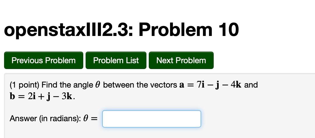 Solved openstax|l12.3: Problem 10 Previous Problem Problem | Chegg.com