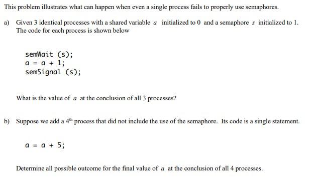 Solved This problem illustrates what can happen when even a | Chegg.com