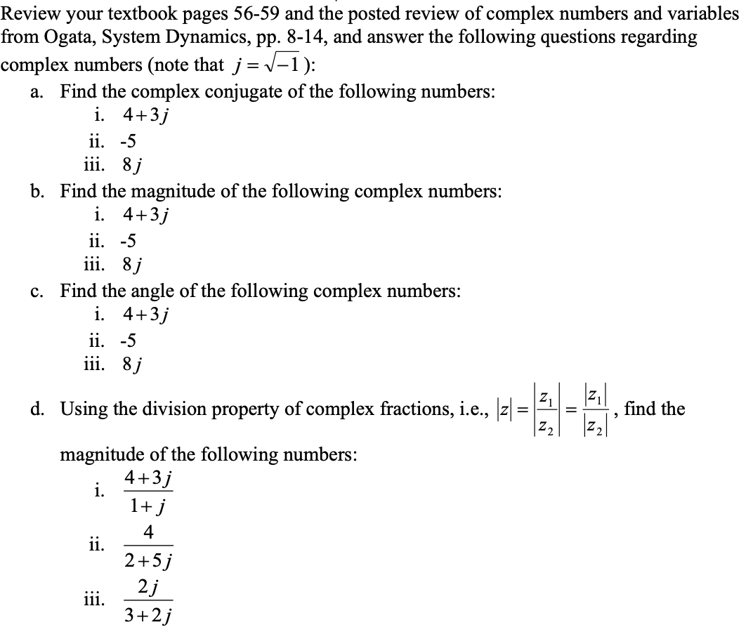 Solved Review your textbook pages 56-59 and the posted | Chegg.com