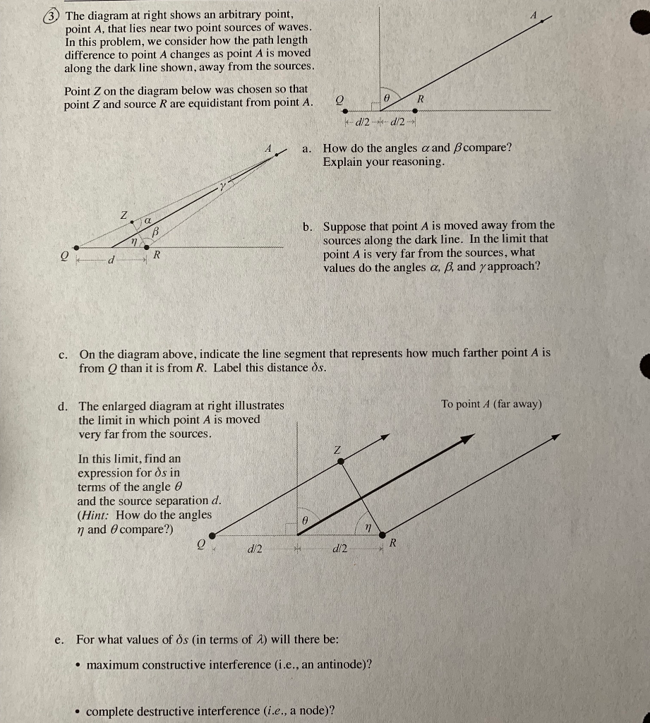 Solved 3 The diagram at right shows an arbitrary point, | Chegg.com