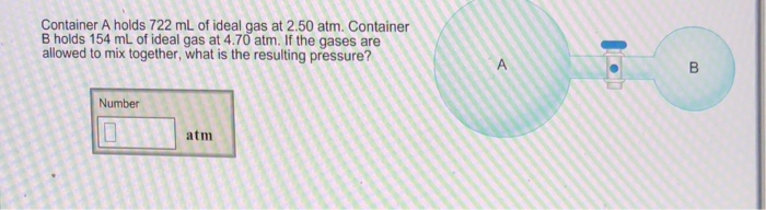 Solved How many molecules are there in an ideal gas with a | Chegg.com