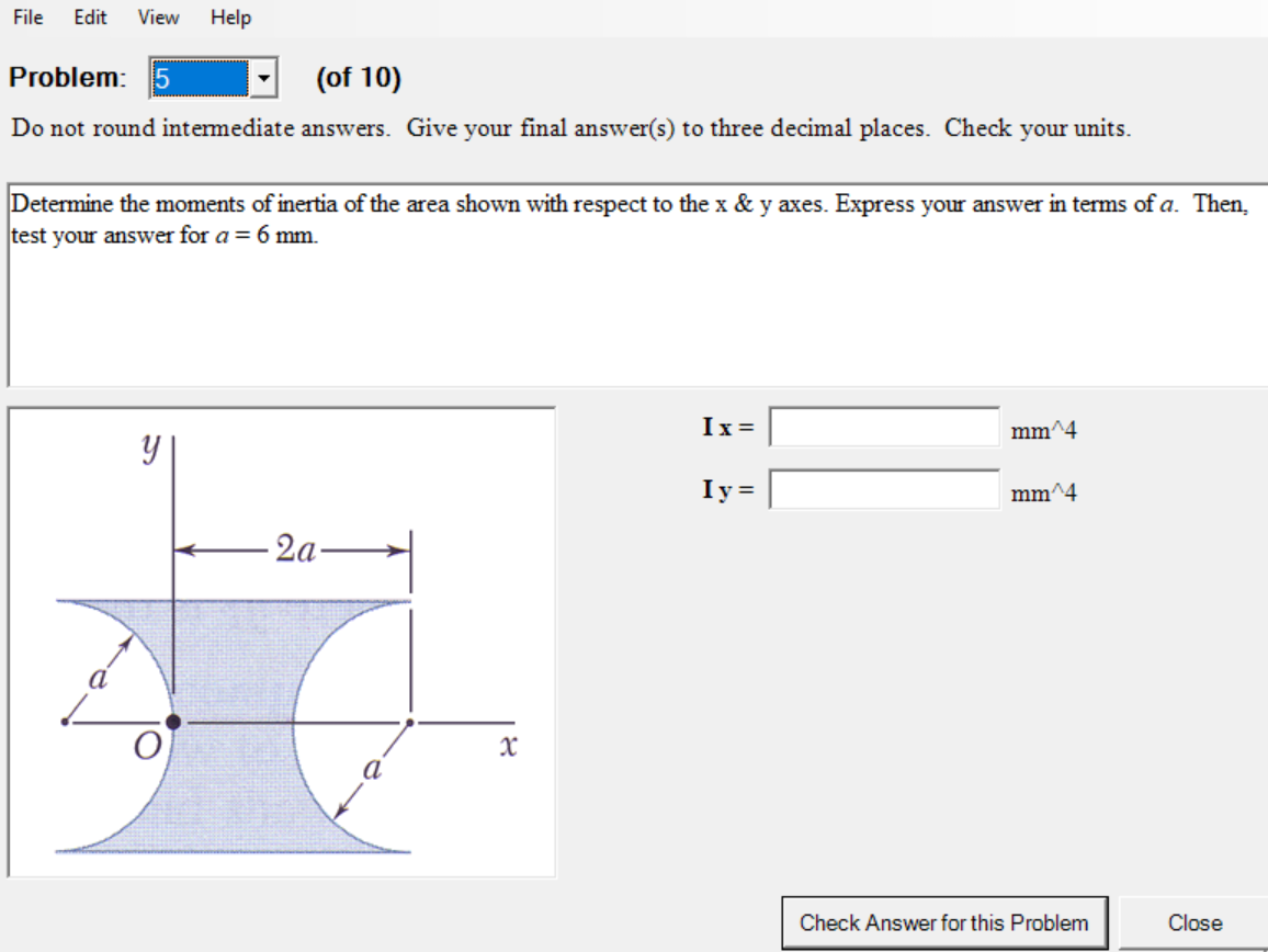 Solved File Edit View HelpProblem:5(of 10)Do ﻿not round | Chegg.com