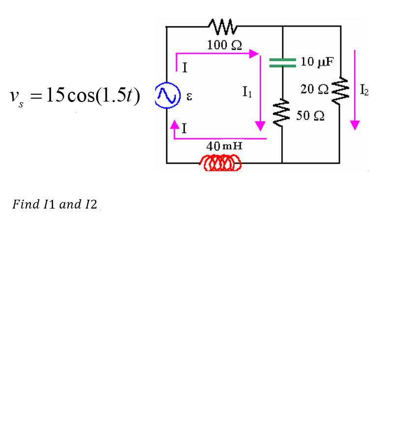 Solved Find I1 and I2 | Chegg.com