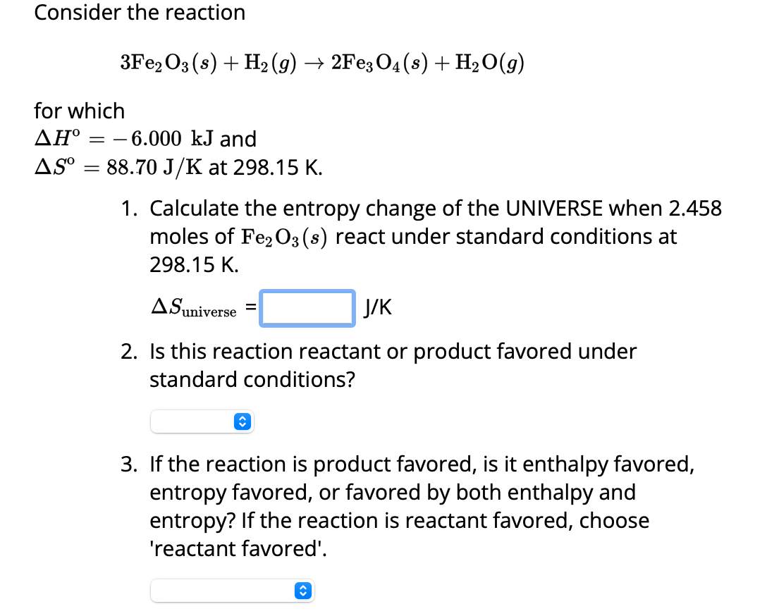 Solved Consider the reaction | Chegg.com