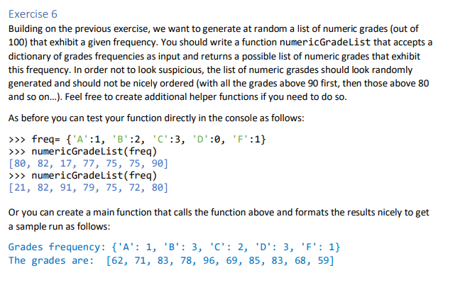 Solved Exercise 6 Building on the previous exercise, we want | Chegg.com