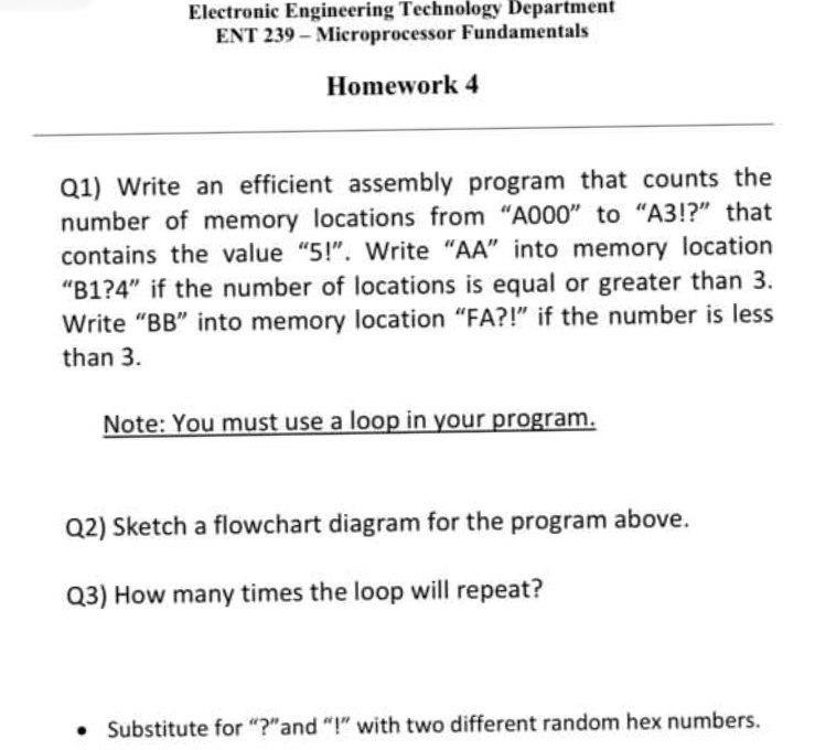 Solved Electronic Engineering Technology Department ENT 239 | Chegg.com