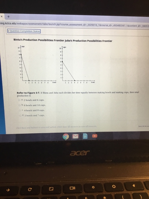 Solved ing kctcs.edu/webapps/assessment/take/launch jsp | Chegg.com