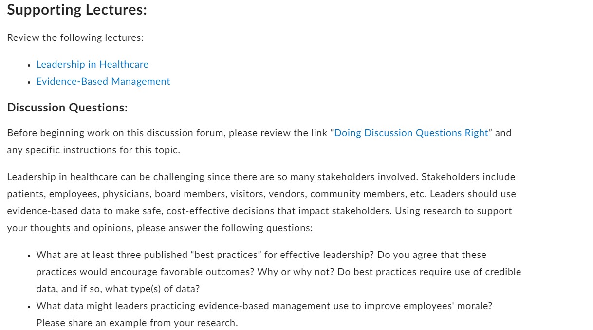 Solved Supporting Lectures: Review the following lectures: - | Chegg.com
