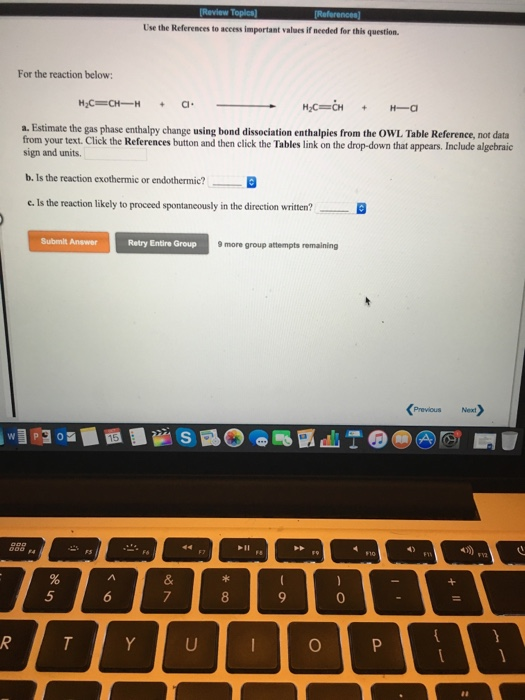 Solved Use the References to access important values if | Chegg.com