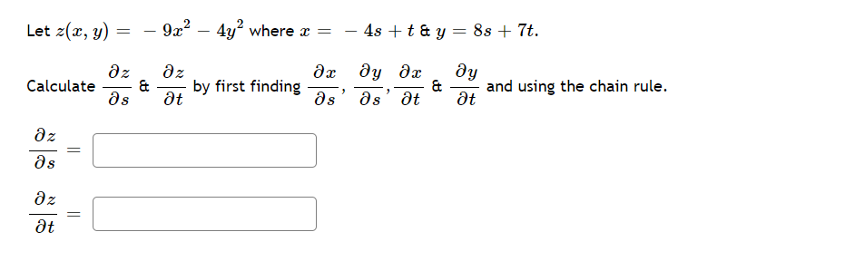 Solved Let w(x,y,z)=x2+y2+z2 where | Chegg.com