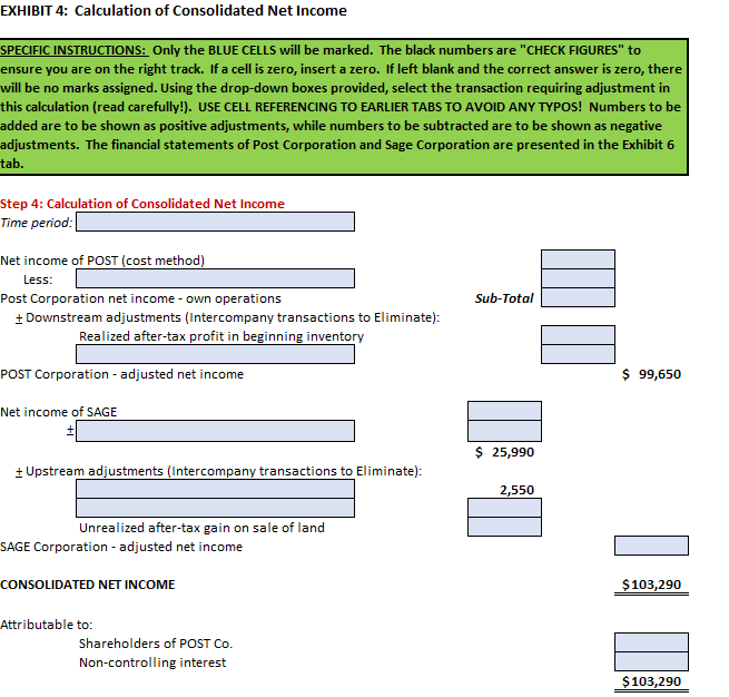 Solved Show me the steps to solve EXHIBIT 4: Calculation of | Chegg.com