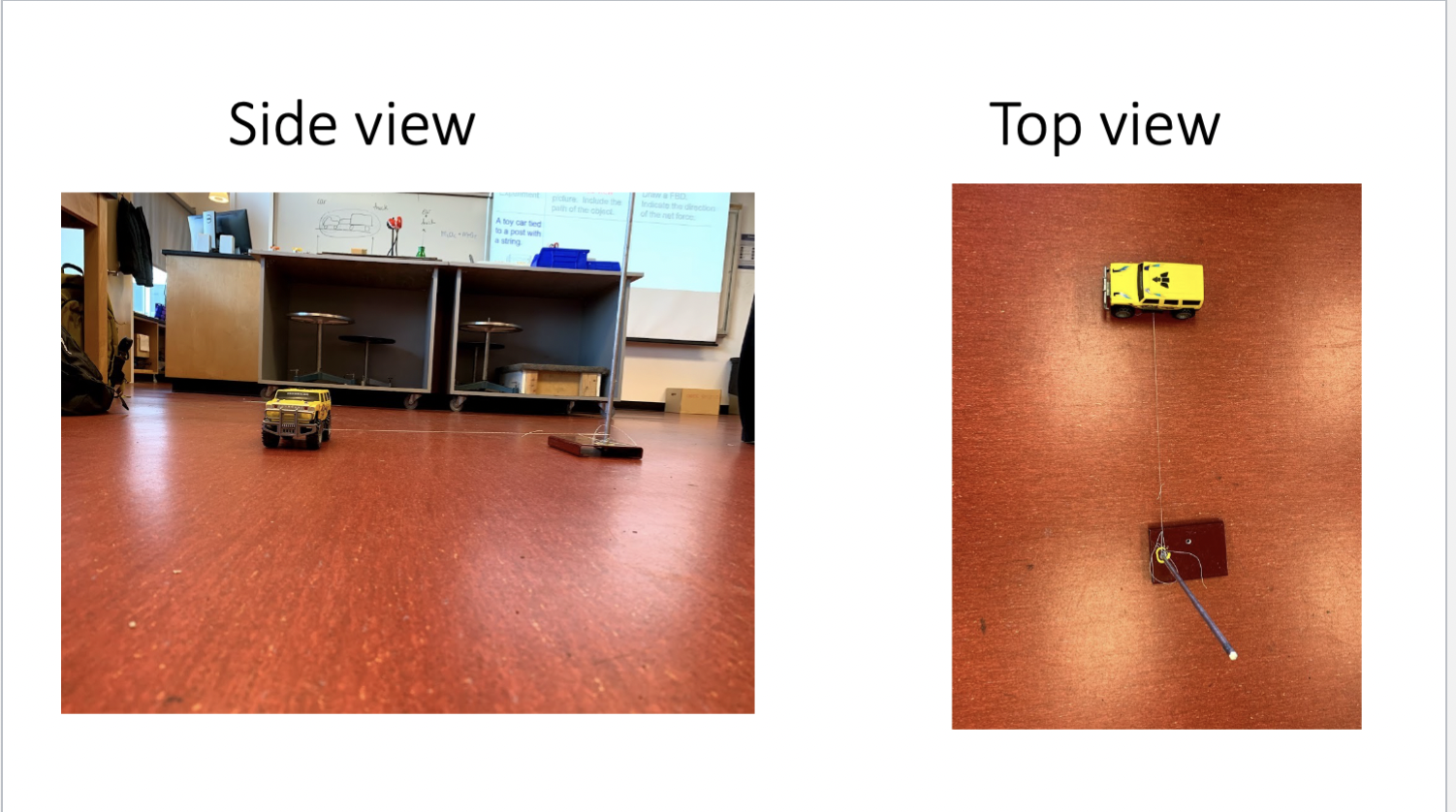 Solved Experiment 1 Experiment Draw a side-view picture. | Chegg.com