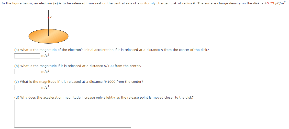 Solved N The Figure Below An Electron E Is To Be Released