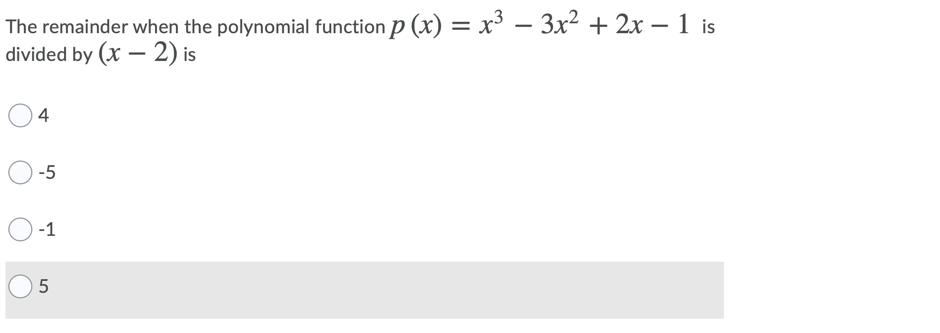 Solved The end behaviour of a polynomial function is | Chegg.com