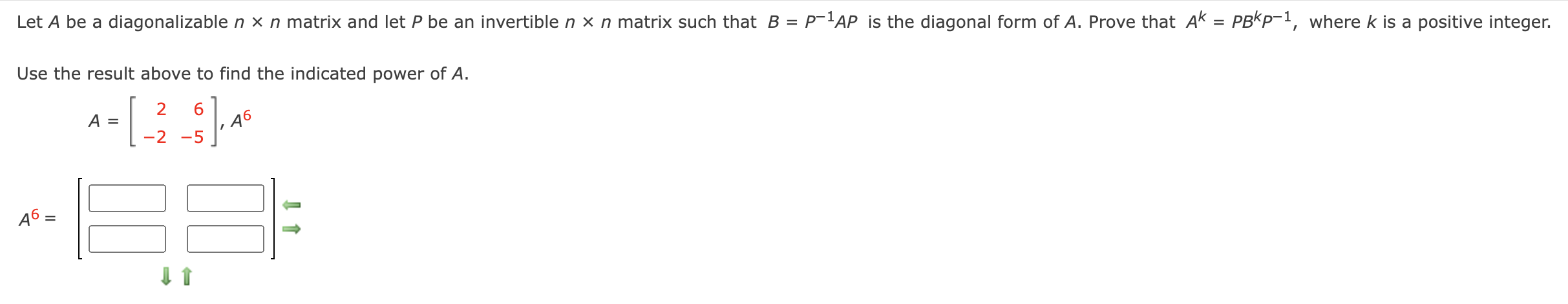 Solved Let A be a diagonalizable n×n matrix and let P be an | Chegg.com