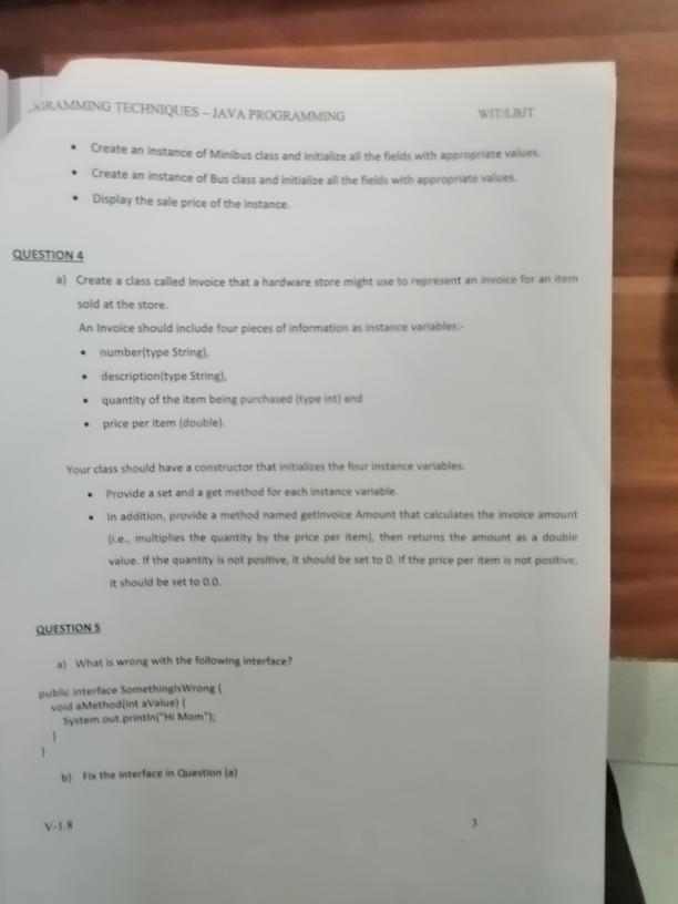 Solved QUFSTIDN Define object-ariented programming? 1i. | Chegg.com