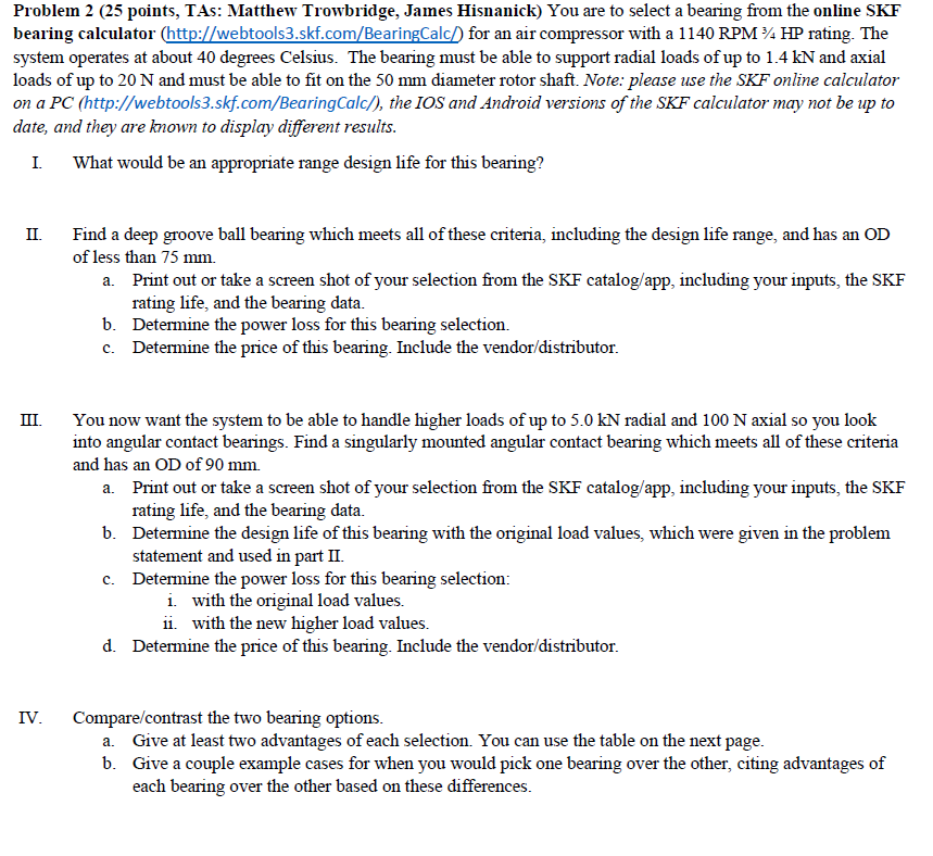 Problem 2 (25 points, TAs: Matthew Trowbridge, James | Chegg.com