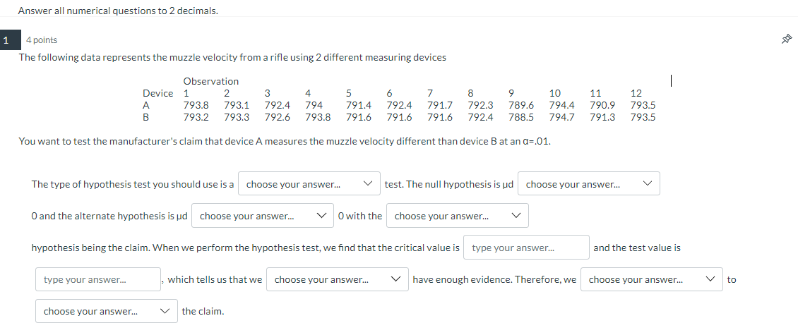 Solved Answer all numerical questions to 2 decimals. 4 | Chegg.com