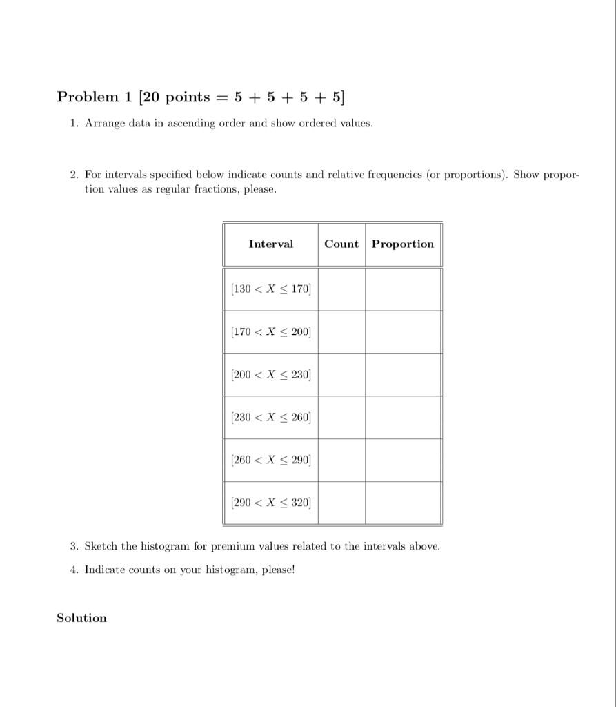 Solved Consider a numerical variable X with recorded | Chegg.com