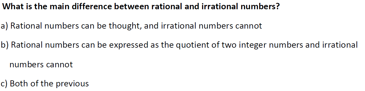 Solved What is the main difference between rational and | Chegg.com