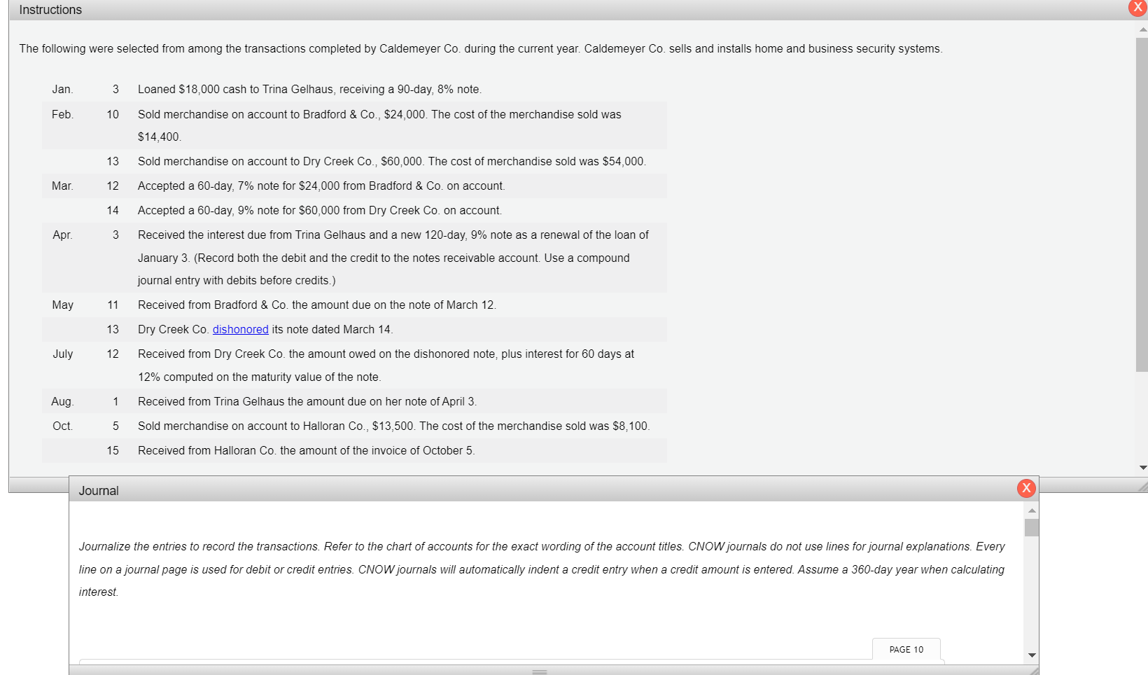 Solved Journalize the entries to record the transactions. | Chegg.com