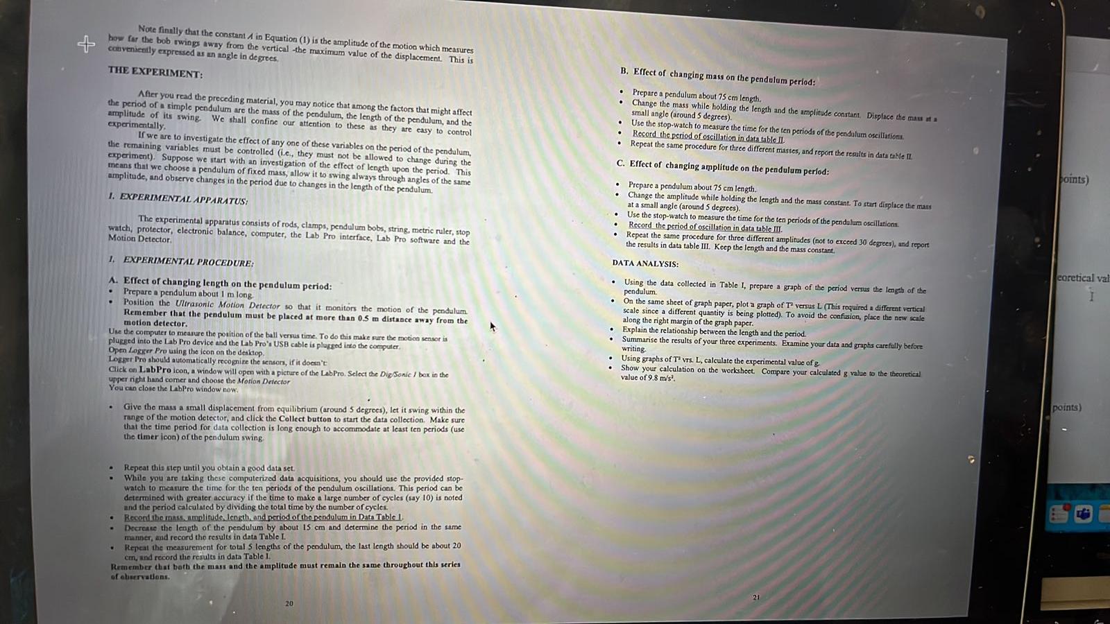 Solved 3. DATA and ANALYSIS: TABLE 1: (15 points) TABLE 2: | Chegg.com