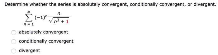 Solved Determine whether the series is absolutely | Chegg.com