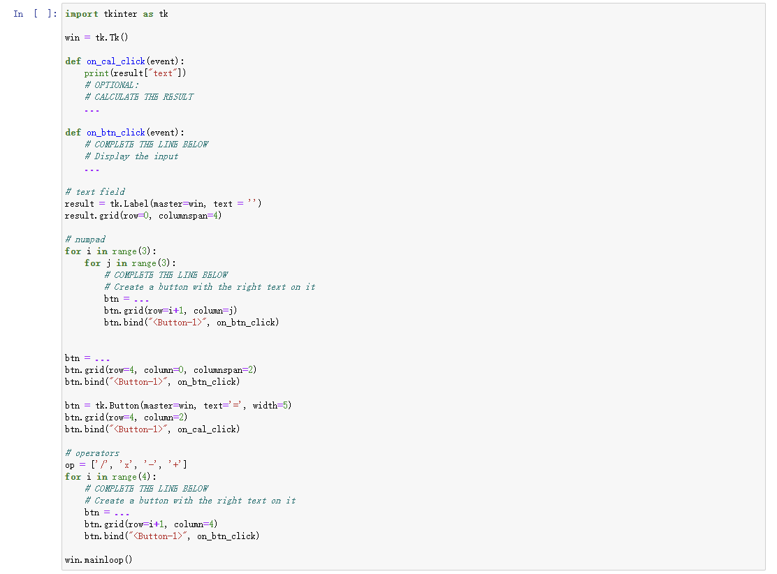Solved - create the UI of a calculator as below. - you | Chegg.com