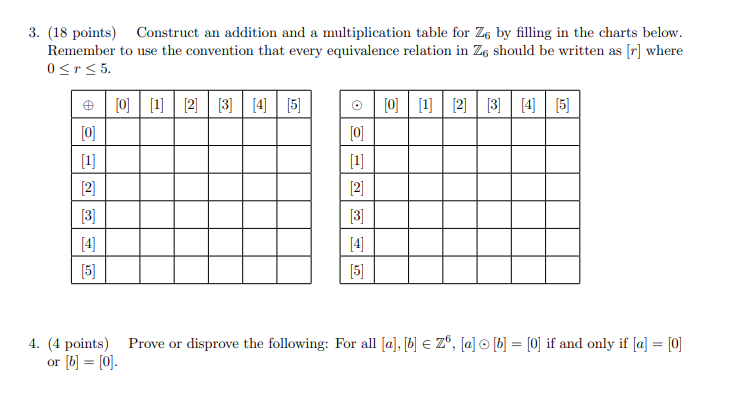 Solved 3. (18 points) Construct an addition and a | Chegg.com