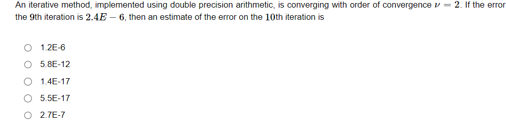 Solved An Iterative Method Implemented Using Double 5018