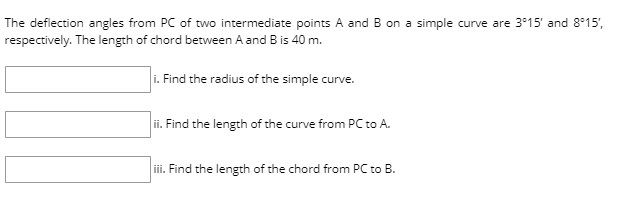 Solved The Deflection Angles From Pc Of Two Intermediate