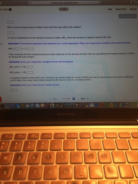 Solved omework Cho5 Help Save&Exit Submit A ferm can | Chegg.com