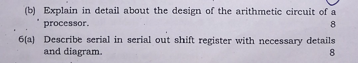 Solved (b) Explain in detail about the design of the | Chegg.com